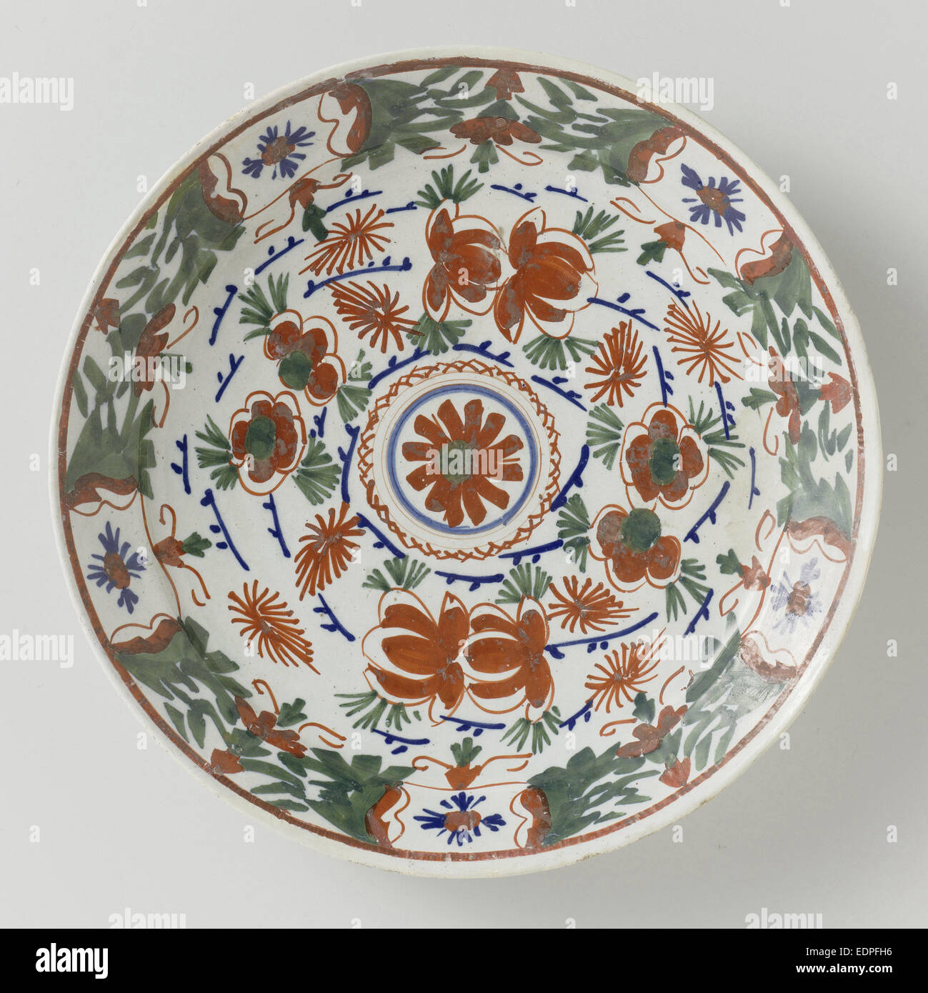 Plate polychrome faience painted hi-res stock photography and images ...