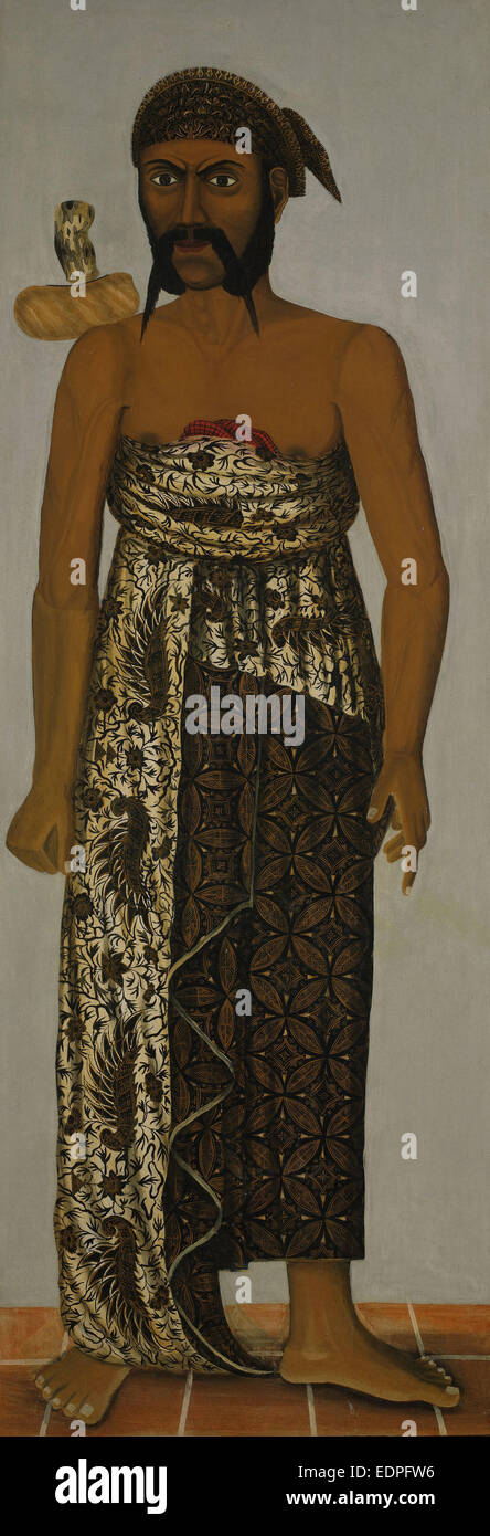 Javanese court official Java Indonesia, Anonymous, c. 1820 - c. 1870 ...