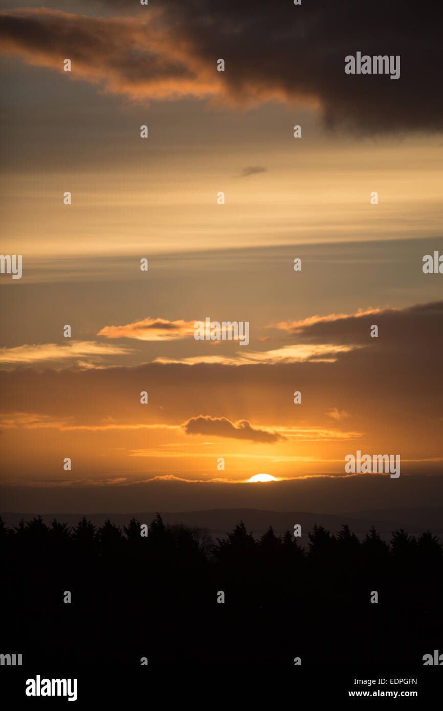 Gwent Levels near Cardiff, Wales, UK. 10th December, 2014. UK Weather ...