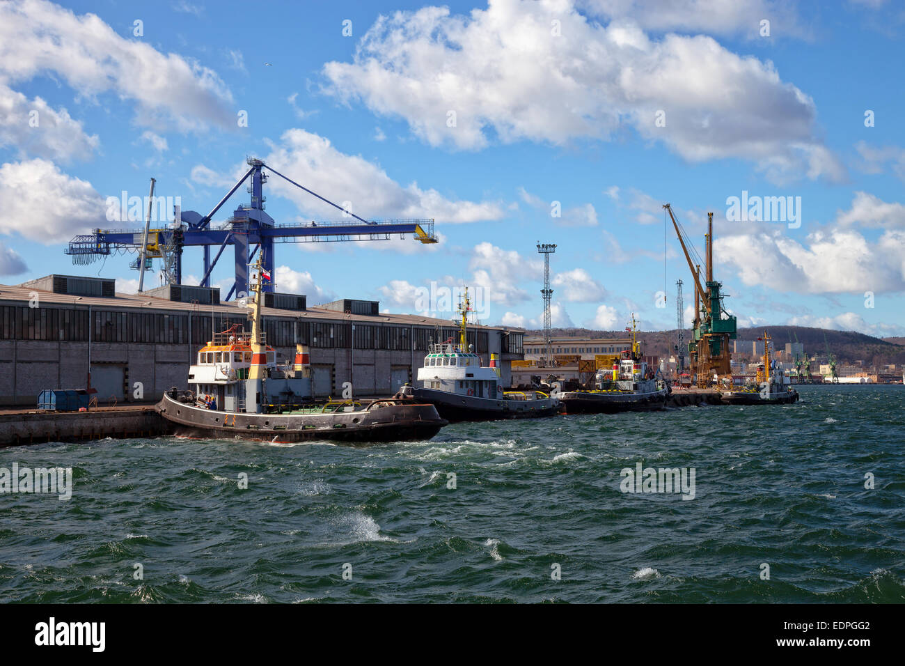 Gdynia container terminal hi-res stock photography and images - Alamy
