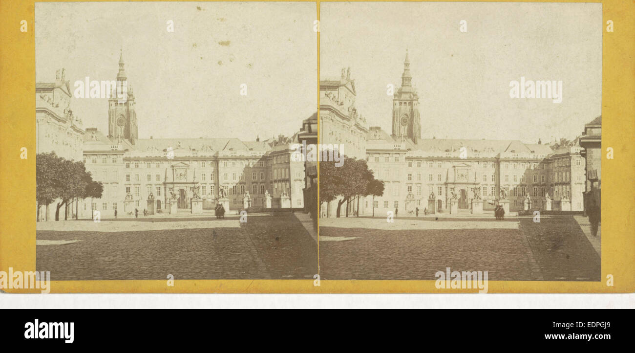 Entrance to the Imperial castle, Frantisek Fridrich, 1855 - 1868 Stock ...