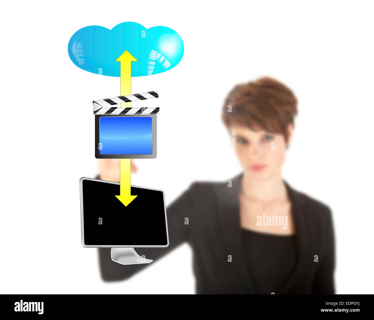 Video streaming online on Cut Out Stock Images & Pictures - Alamy