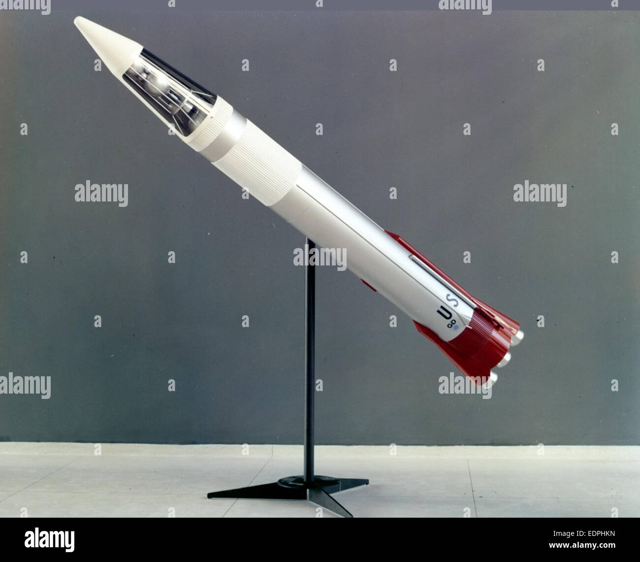 This image captures an important moment involving the Atlas missile ...