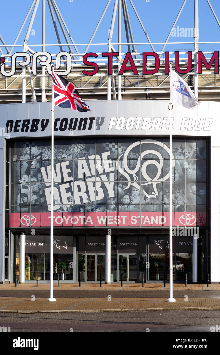 Derby County Football Club Stadium ,UK Stock Photo - Alamy