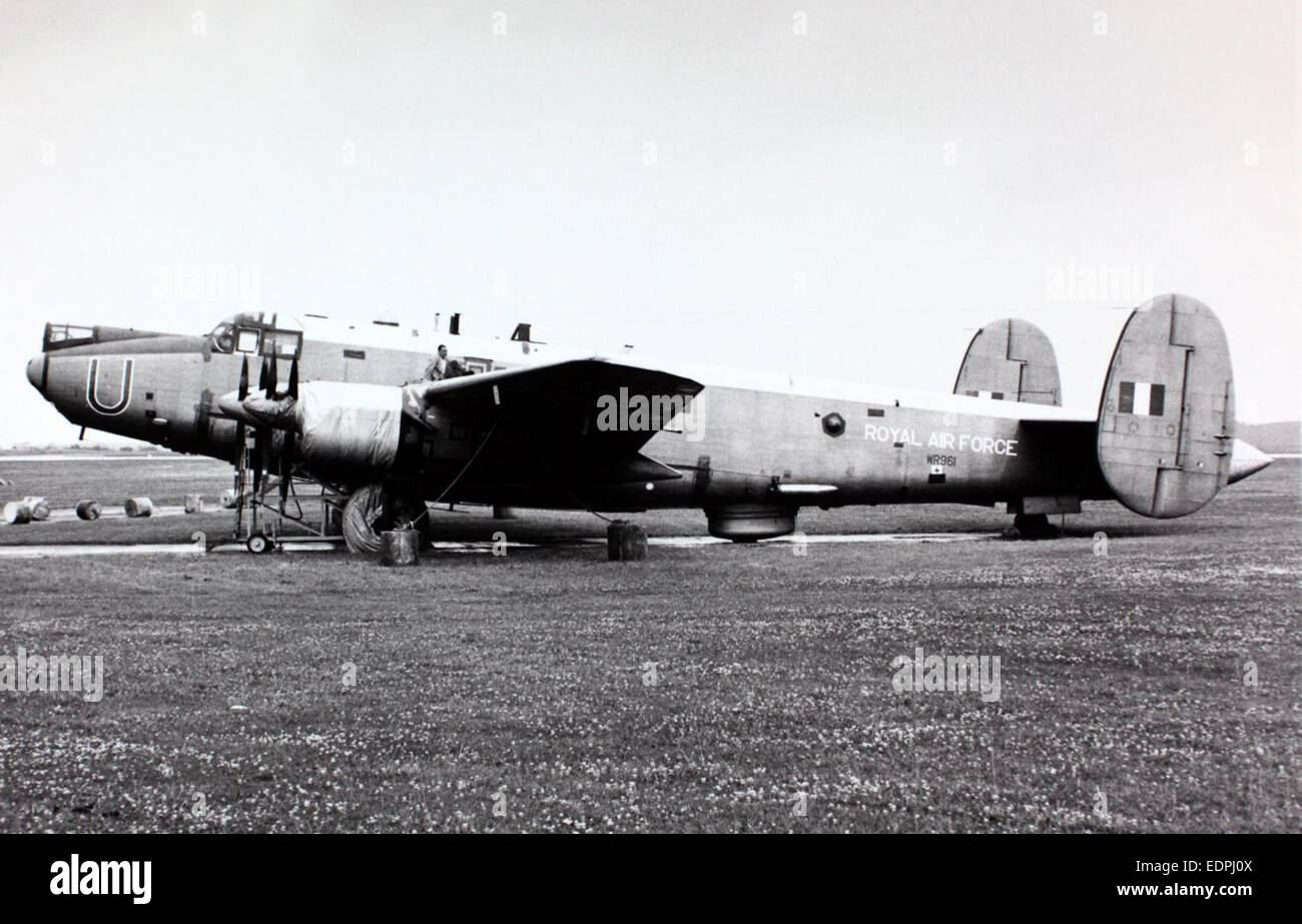 This image showcases the Avro 696 Shackleton MR2 WR961, a maritime ...