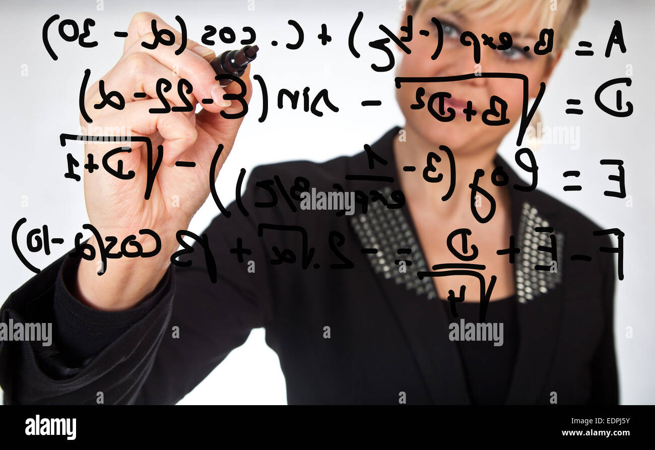 Girl math hi-res stock photography and images - Alamy