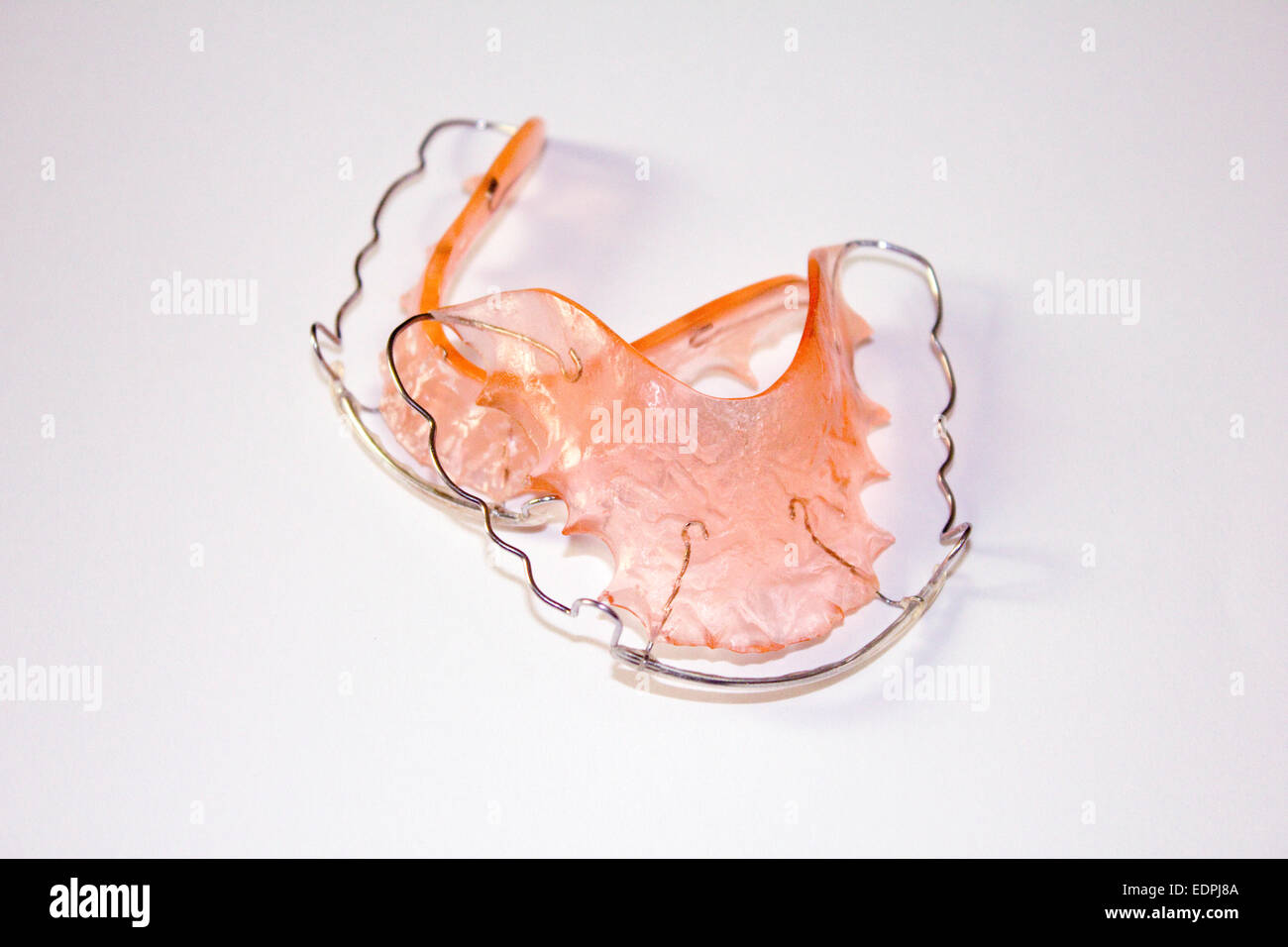orthodontic teeth retainer brace bracket Stock Photo - Alamy