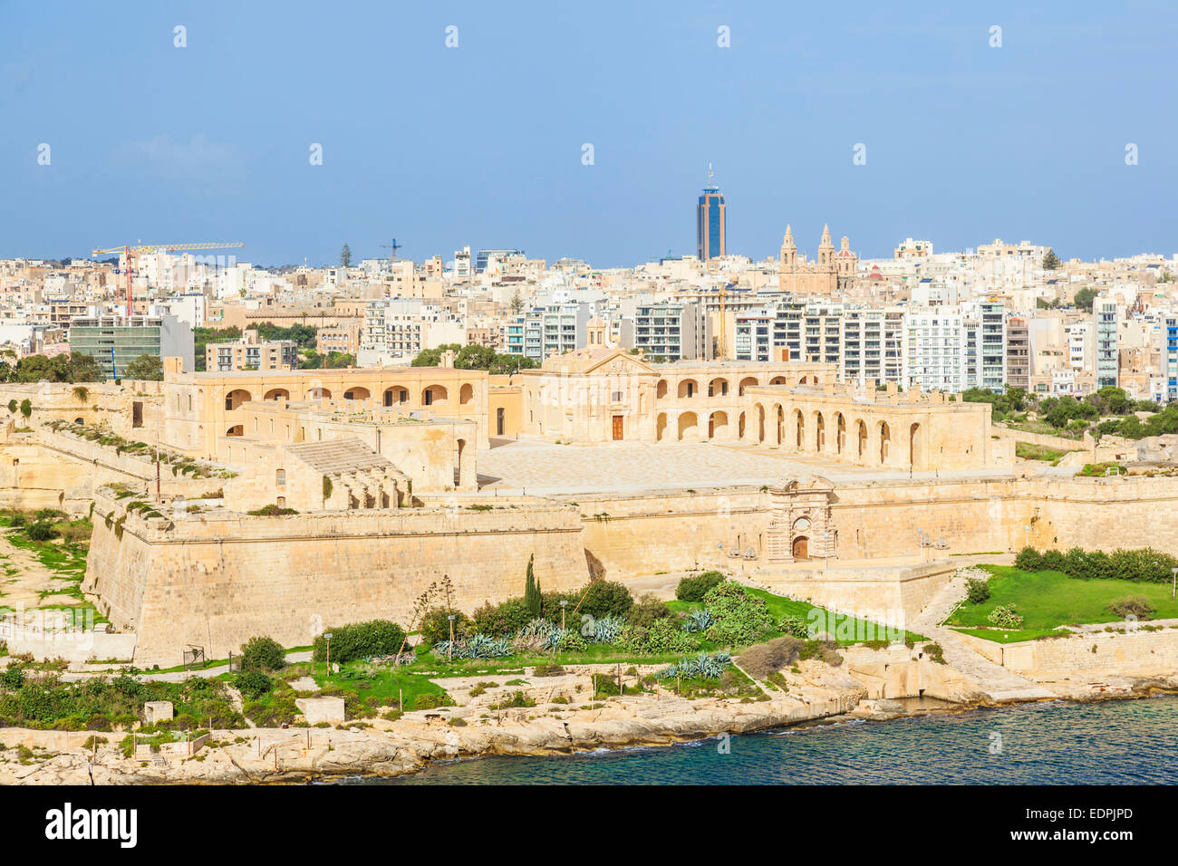 Fort Manoel Manoel Island Marsamxett Harbour Valletta Malta EU Europe ...