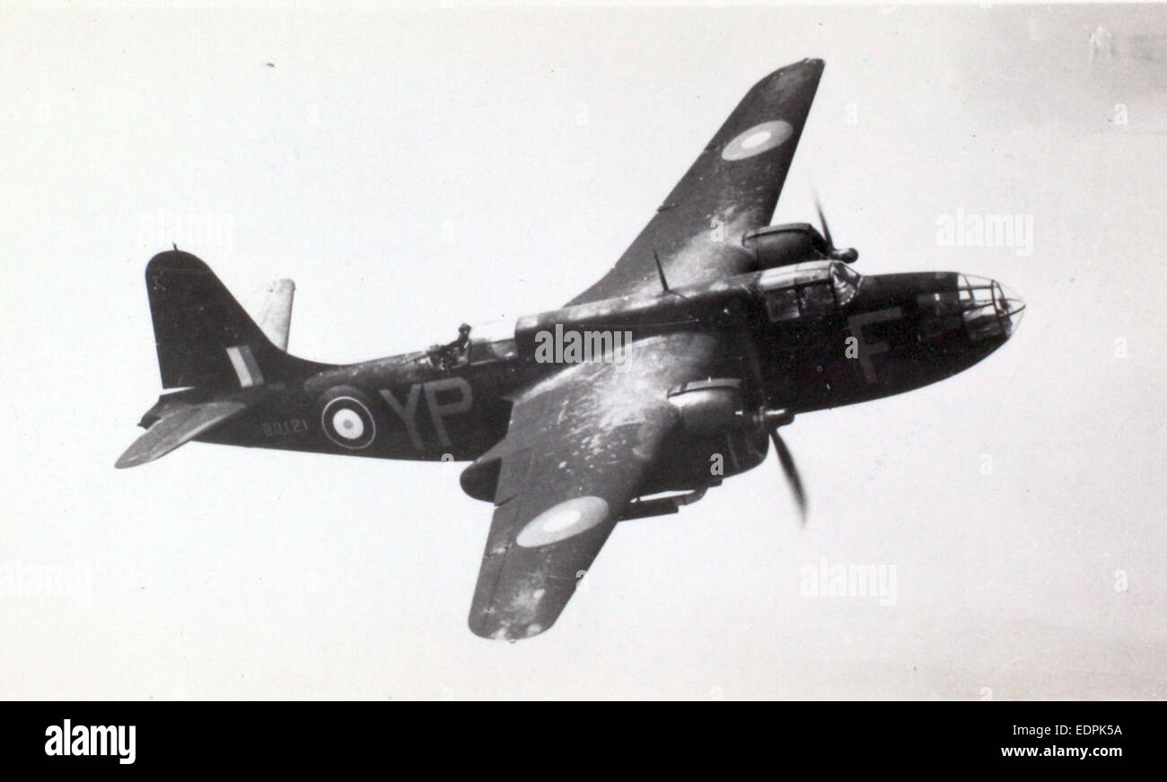 The Douglas Boston III, an American twin-engine bomber used in World ...