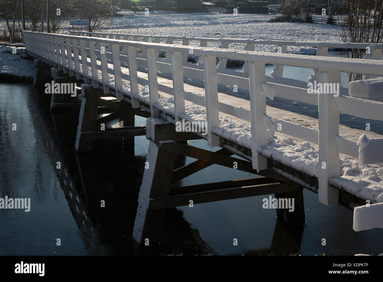 Dutch wooden bridge hi-res stock photography and images - Alamy