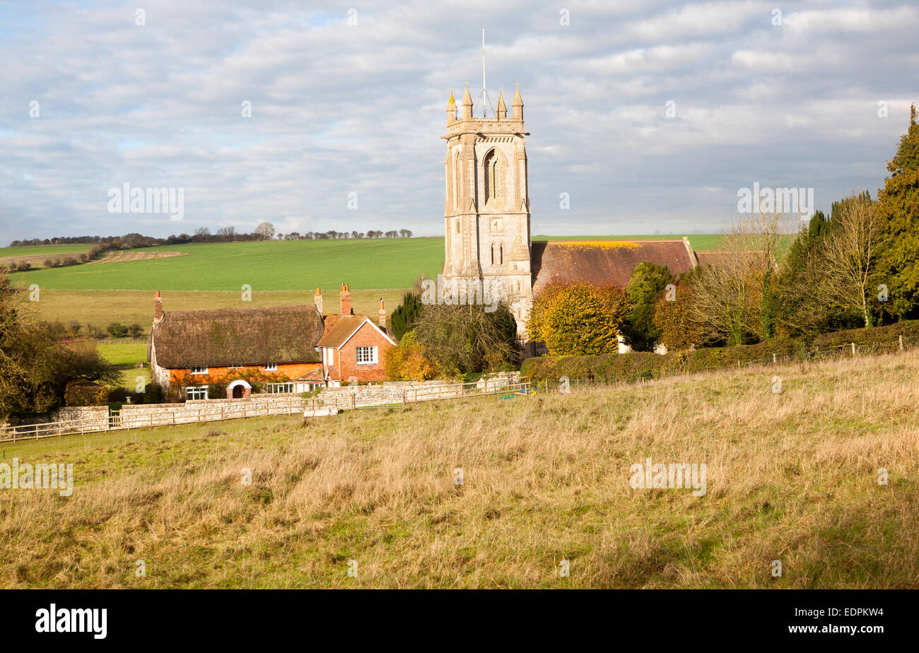 Parish church St Michael and All Angels village of West Overton in ...