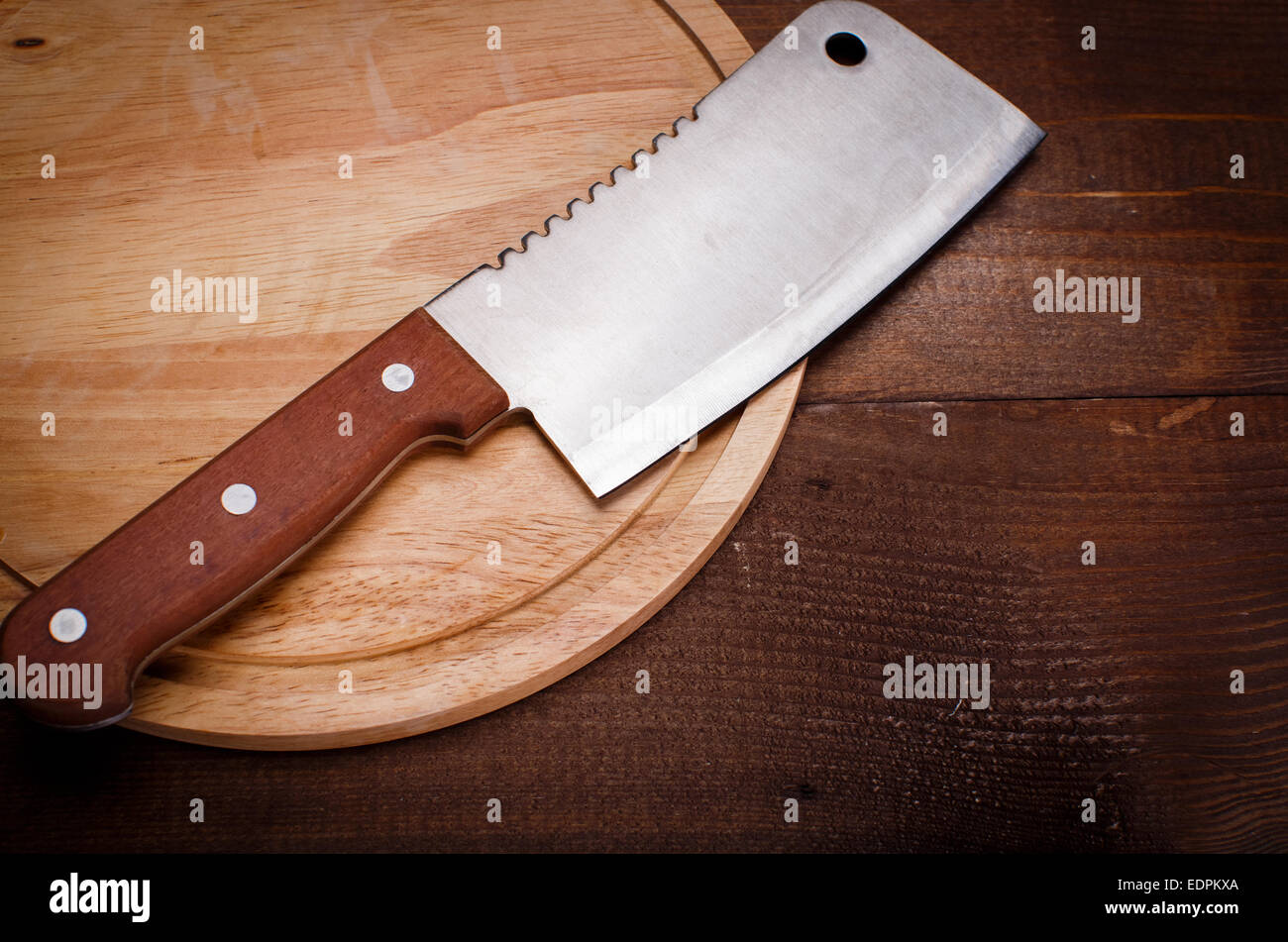 Butcher hatchet hi-res stock photography and images - Alamy