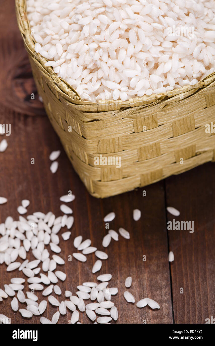 box with rice Stock Photo - Alamy