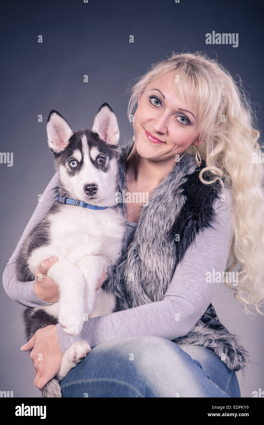 Woman husky hi-res stock photography and images - Alamy