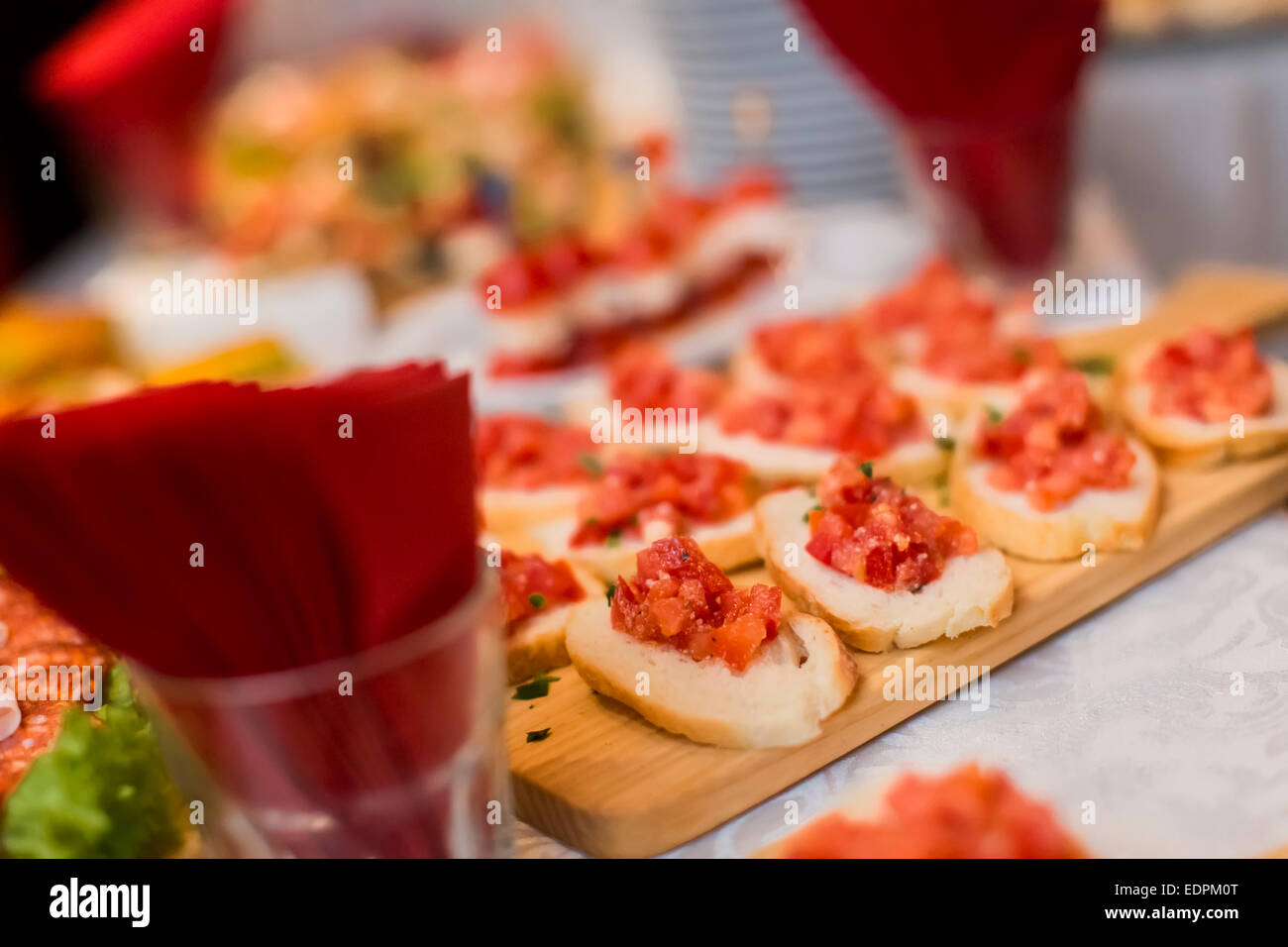 Appetizer on the table Stock Photo - Alamy