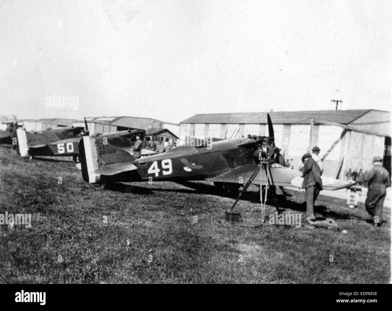 This photograph from Album 123 features an aircraft with registration ...