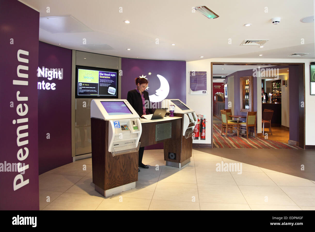 Premier inn reception hi-res stock photography and images - Alamy