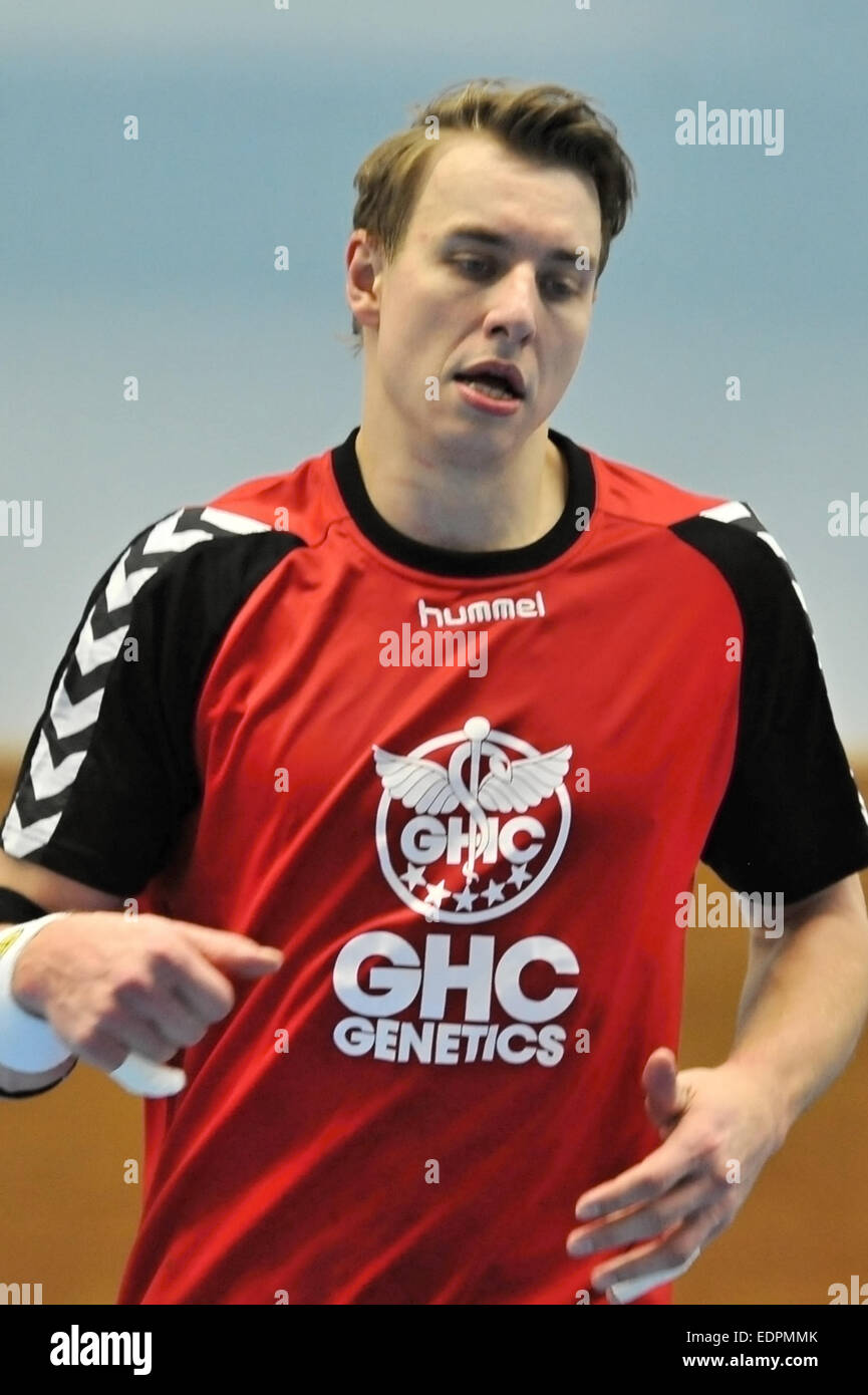 Czech handball player Filip Jicha trains together with Czech national ...