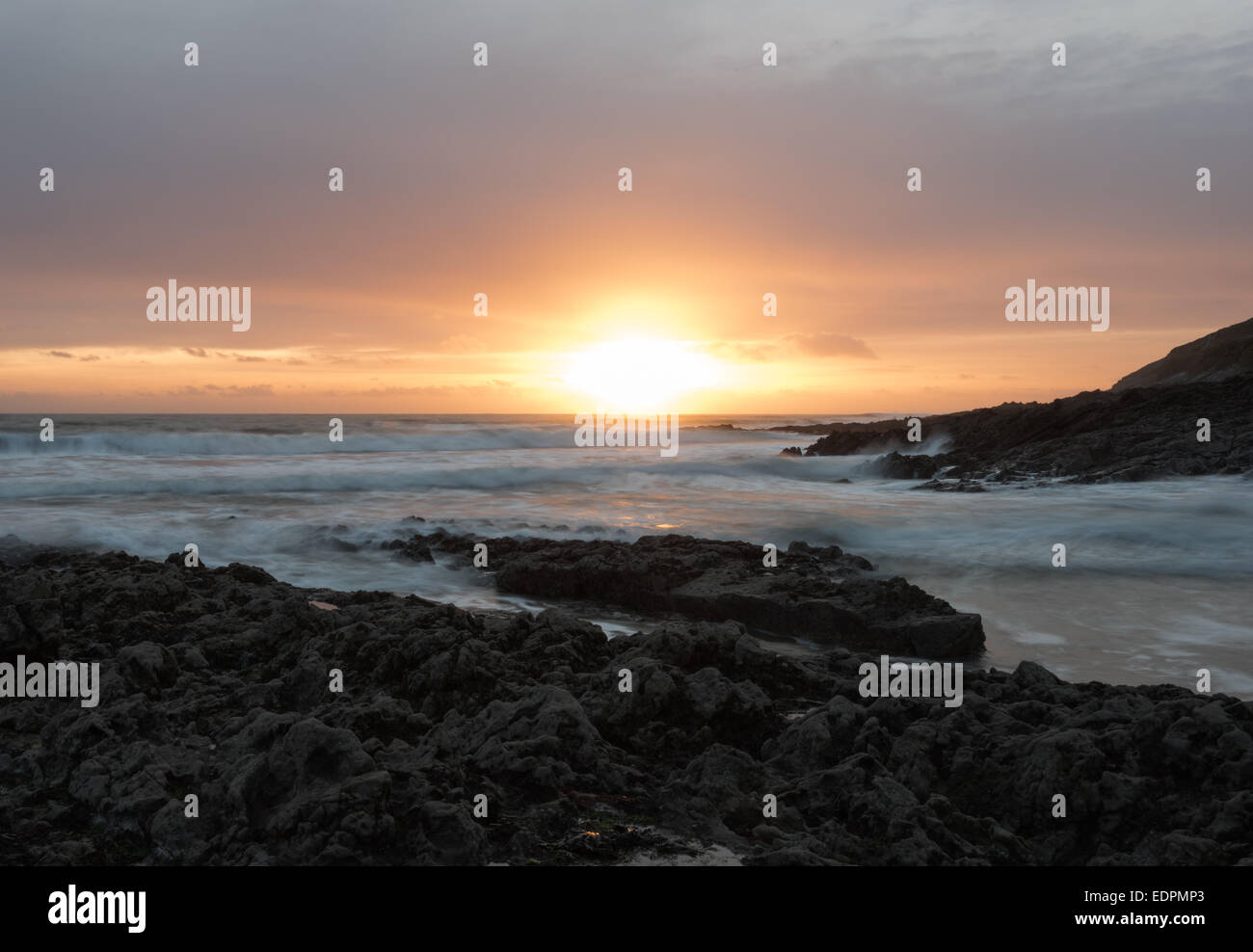 Bracelet Bay, Mumbles, Swansea - UK - Beautiful sunset from Bracelet ...