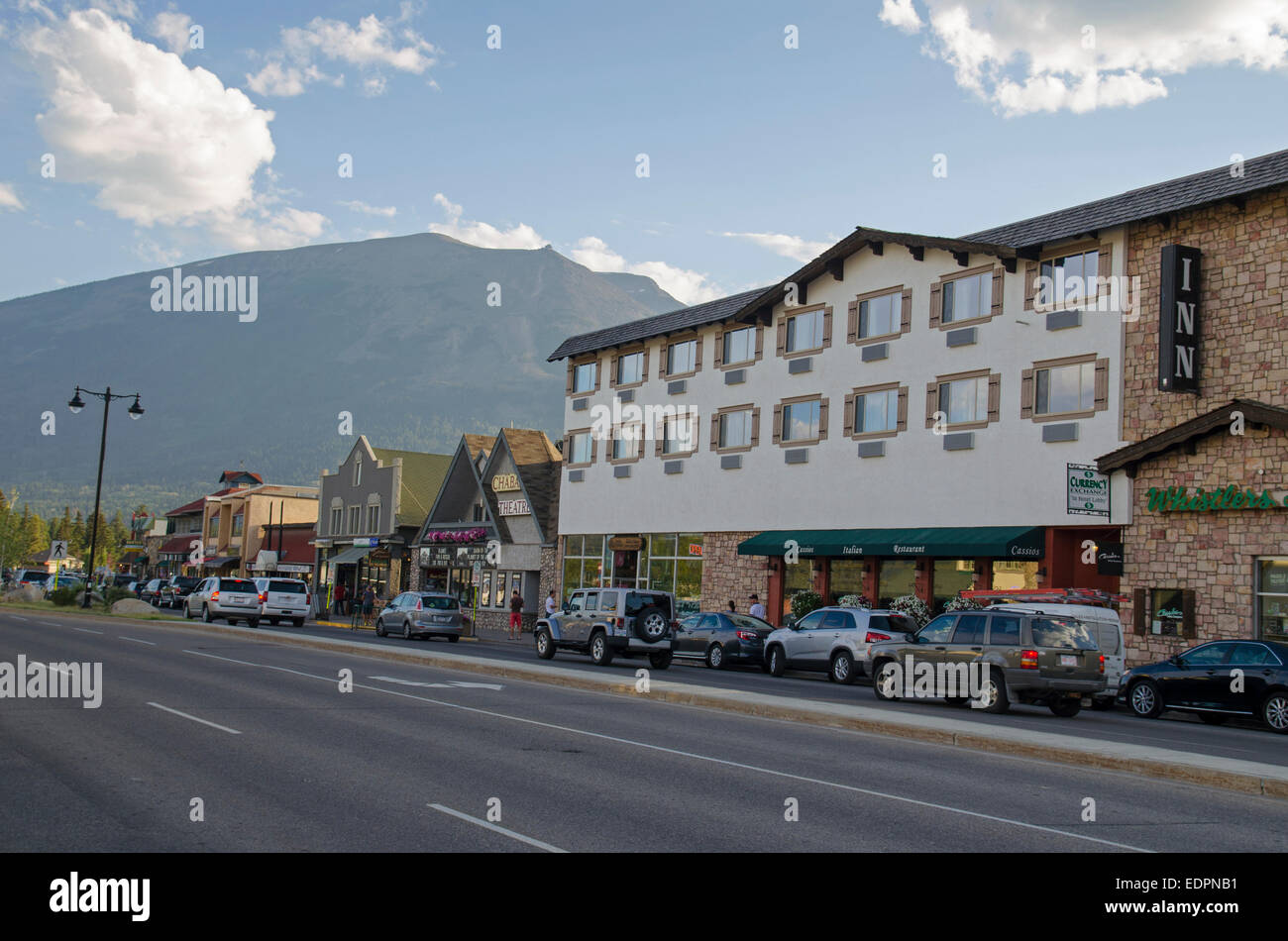 Jasper Alberta Canada Street High Resolution Stock Photography and ...