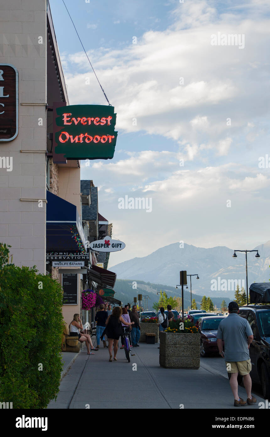 Jasper Alberta Canada Street High Resolution Stock Photography and ...