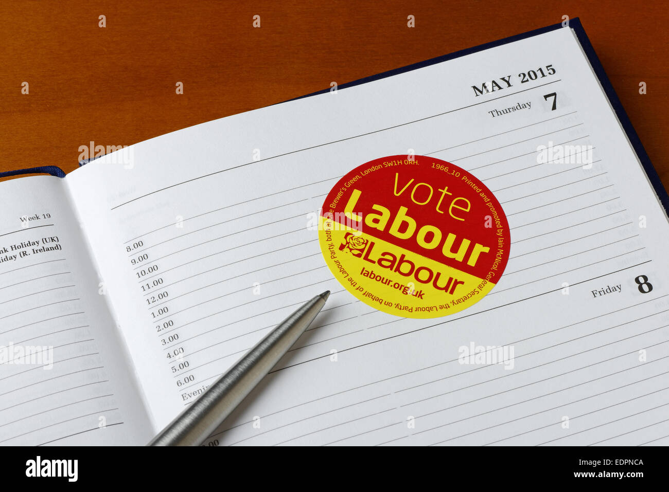 Vote Labour Sticker High Resolution Stock Photography and Images - Alamy