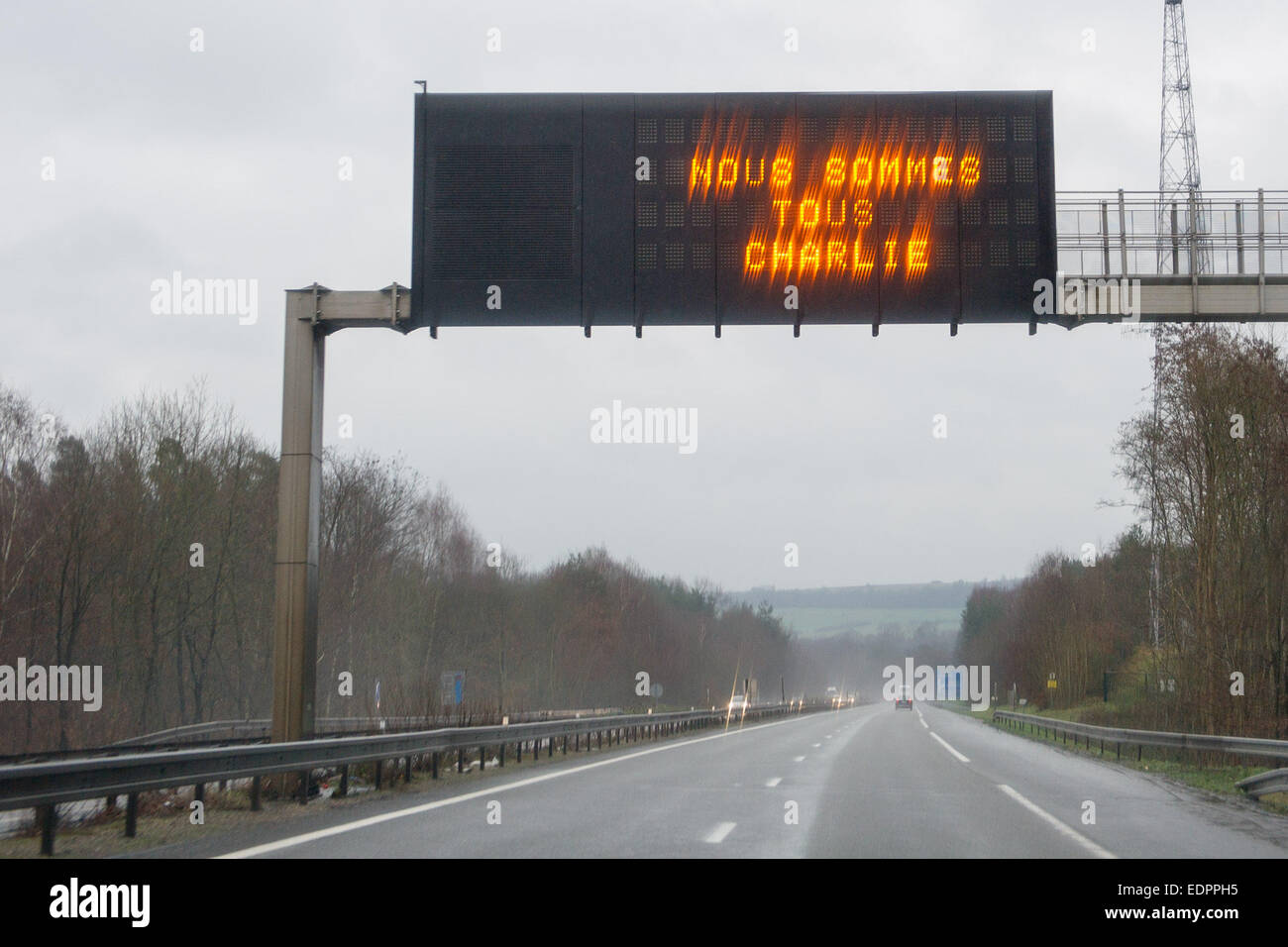 French motorway sign hi-res stock photography and images - Alamy