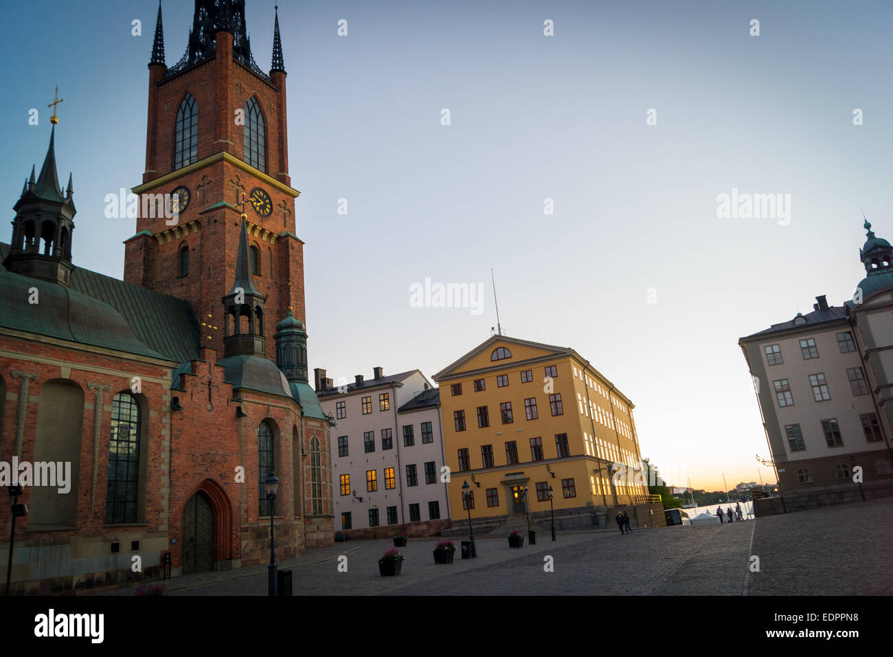 Riddarholmen Church (Riddarholmskyrkan) located on the island of ...