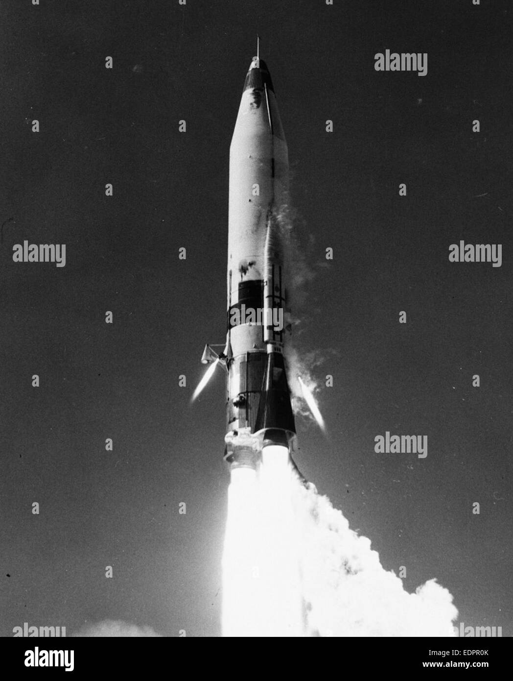 This image captures the launch of an Atlas Intercontinental Ballistic ...