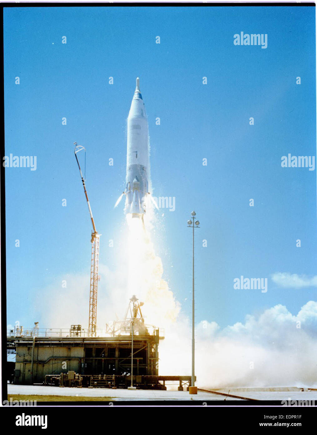 The Atlas ICBM launch image captures a significant moment in the ...