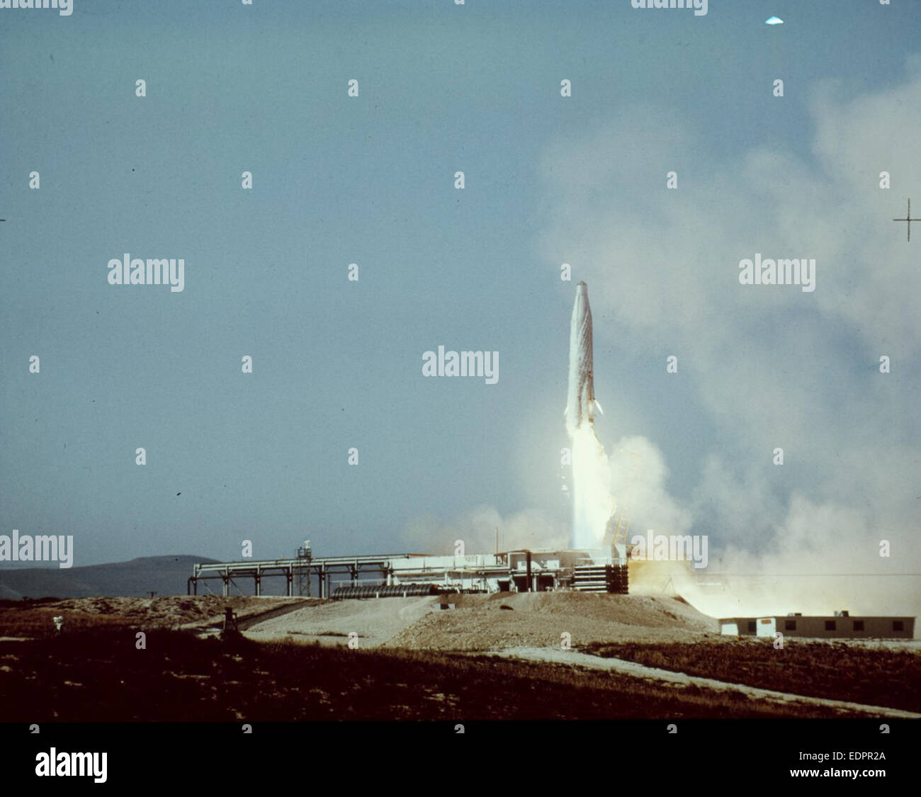 This image shows the launch of an Atlas ICBM from USAF Photo Collection ...