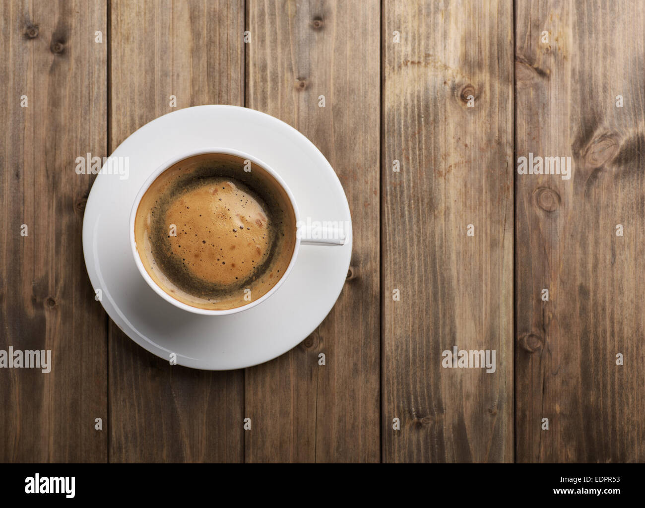 Coffee cup top view hi-res stock photography and images - Alamy
