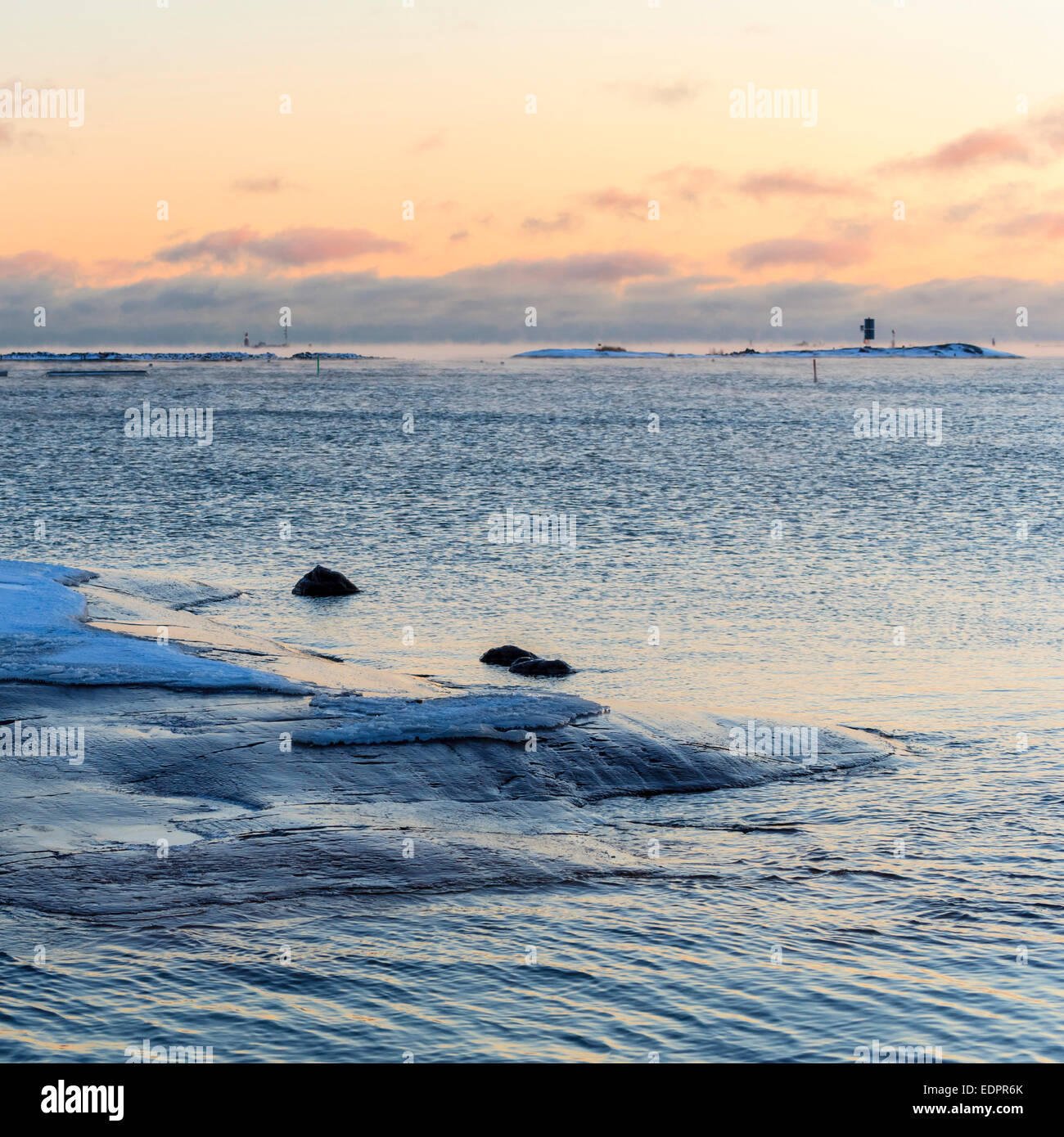Baltic Sea Winter Stock Photo - Alamy
