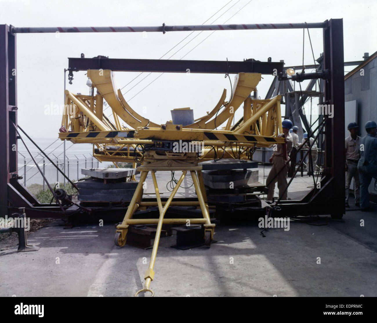 This image shows an Atlas Trailer during a load testing process on ...