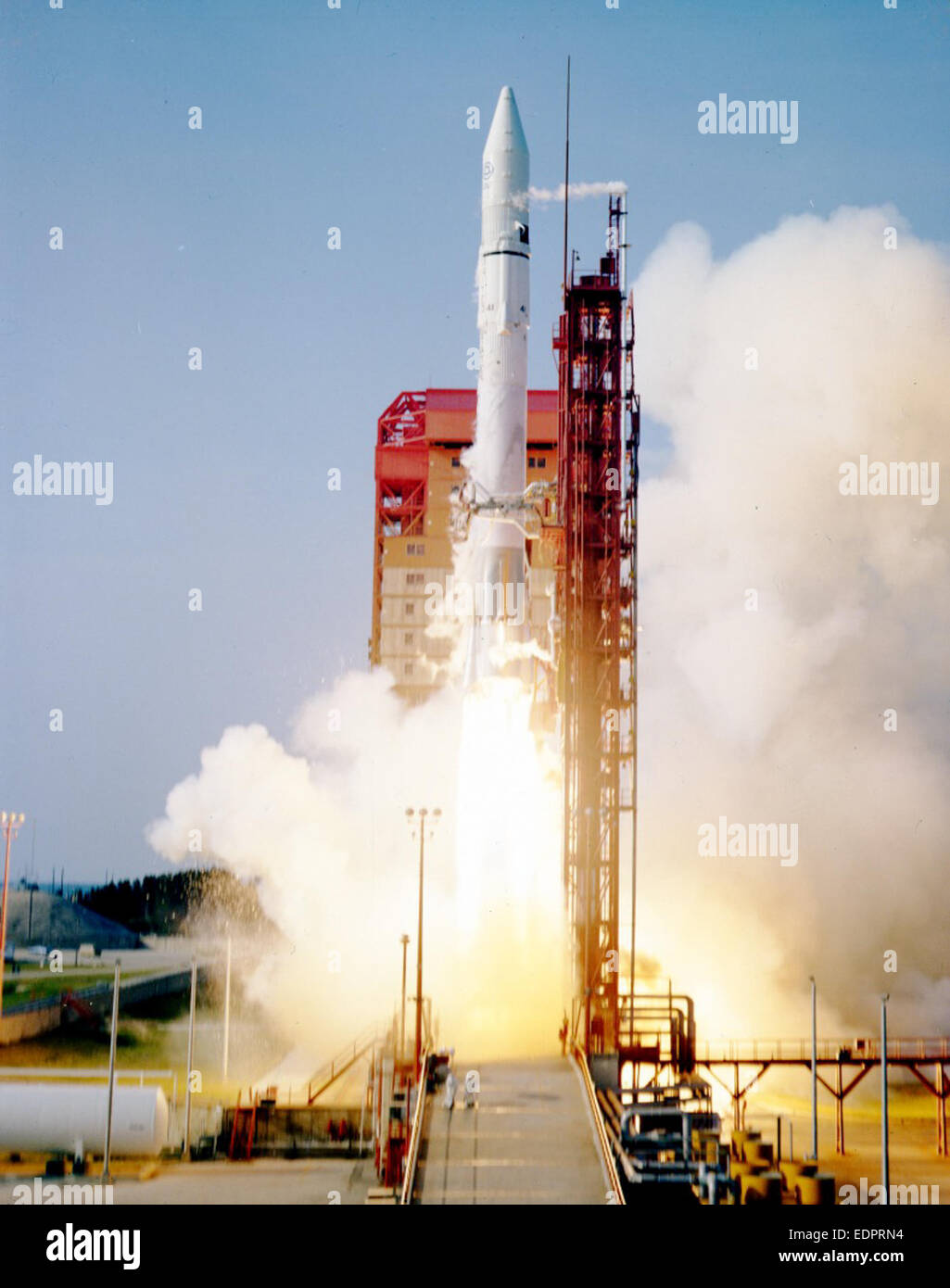 The Atlas-Centaur rocket launch was a key part of the U.S. space ...
