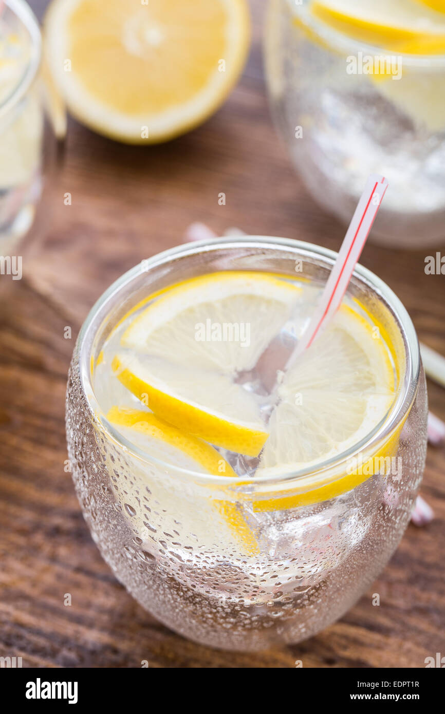 Cold fresh lemonade Stock Photo - Alamy