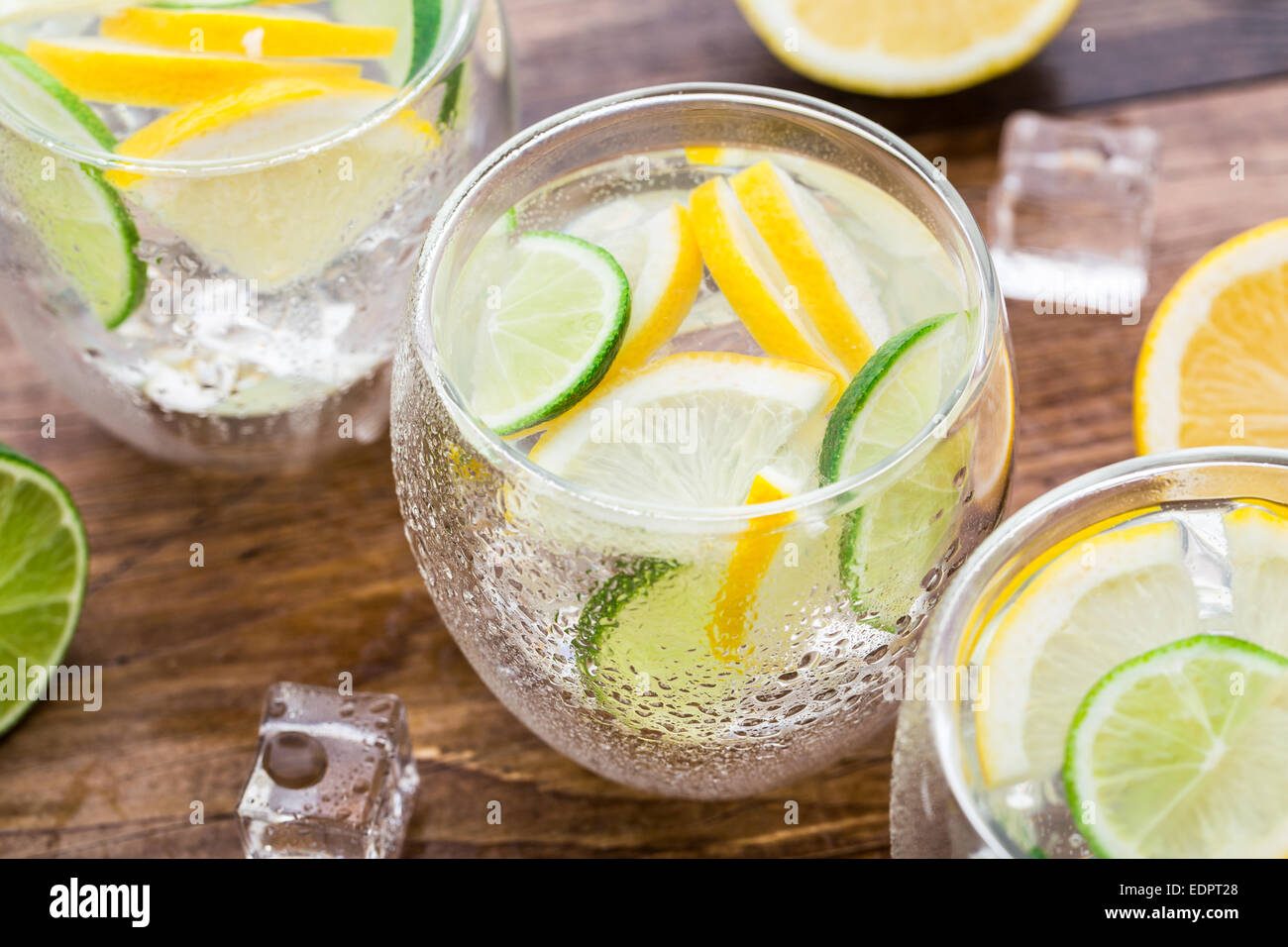 Cold fresh lemonade Stock Photo - Alamy