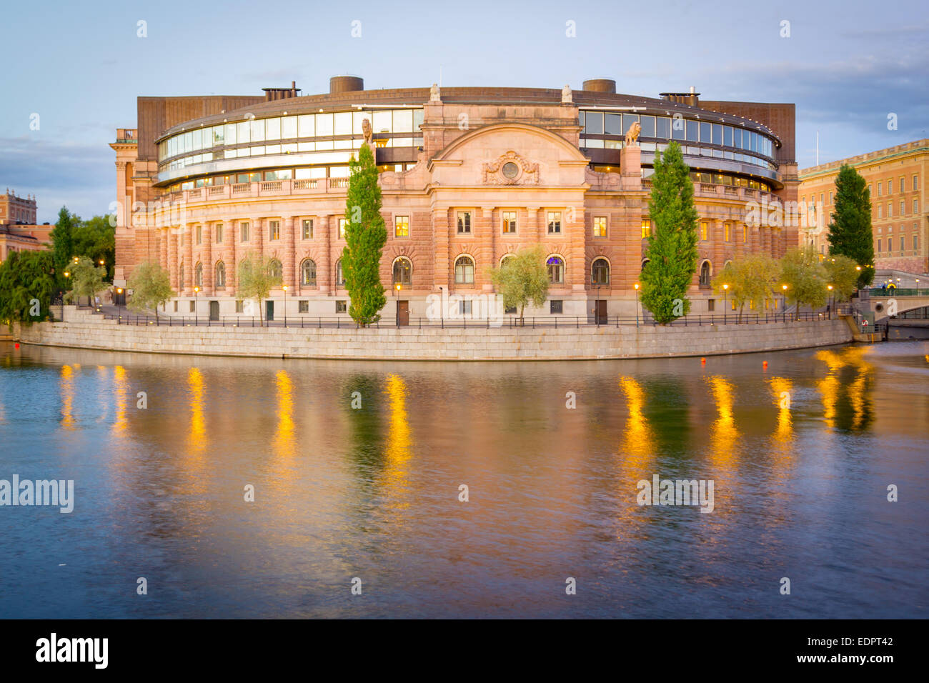 Sveriges Riksdag, Parliament House, Stockholm, Sweden Stock Photo - Alamy