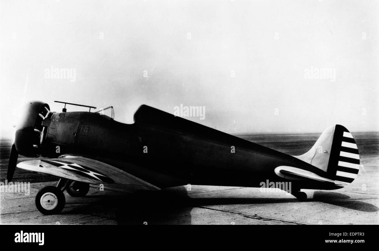 The Boeing YP-29B is featured in this image, a prototype fighter ...