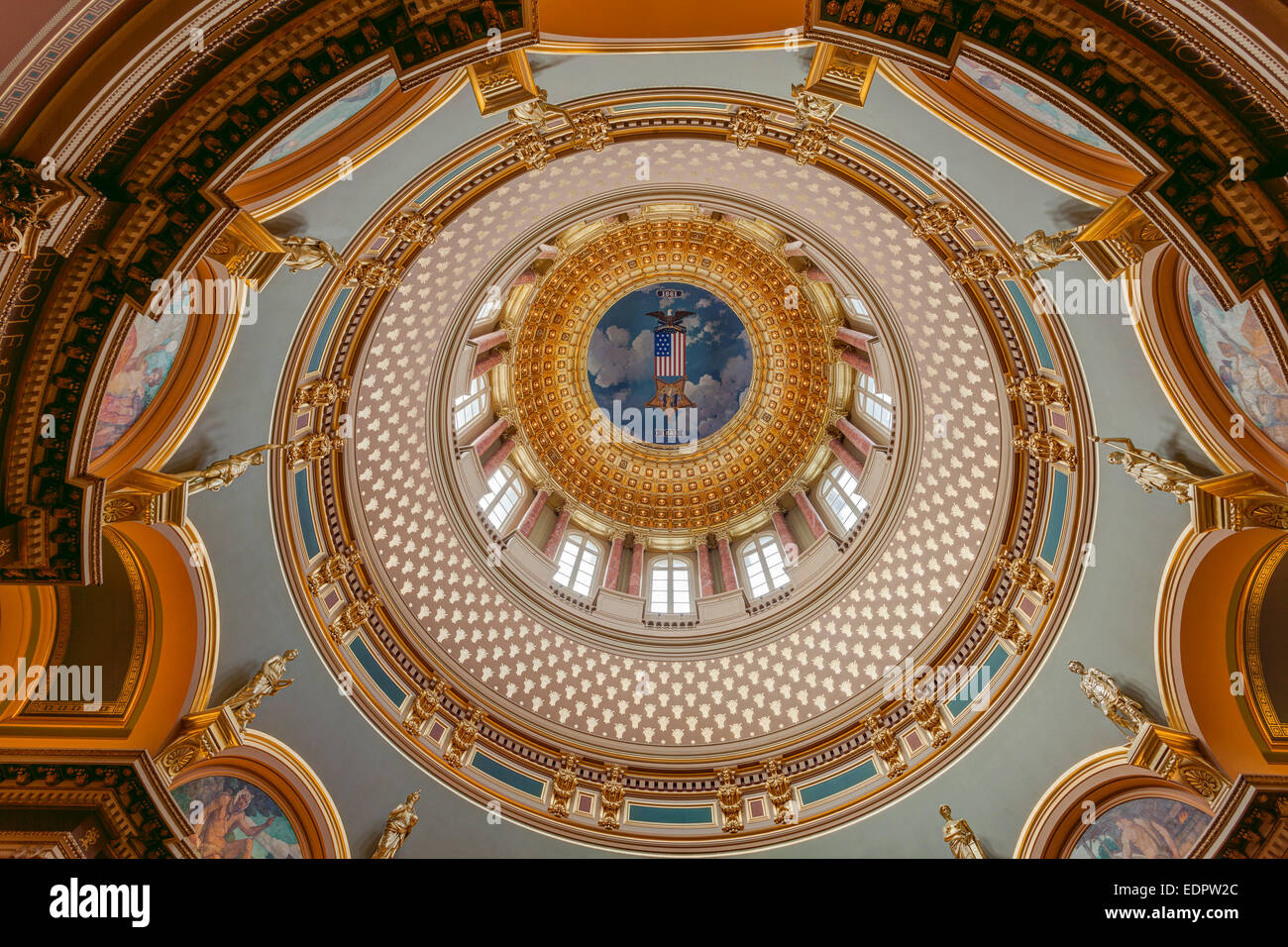 Rotunda of the Iowa State Capitol Stock Photo - Alamy