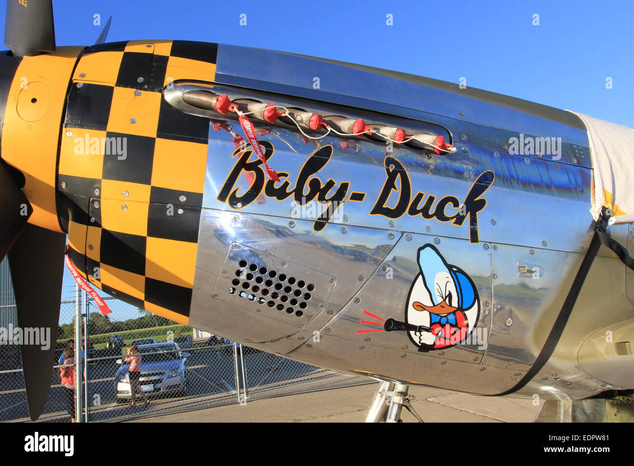 Baby Duck WWII Fighter Plane Stock Photo - Alamy