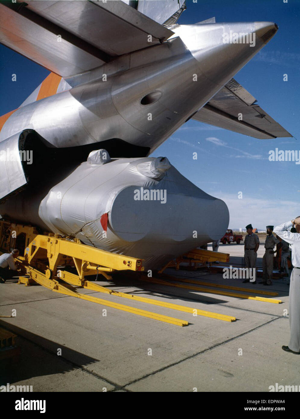 This image shows Centaur air transport during the missile moves binder ...