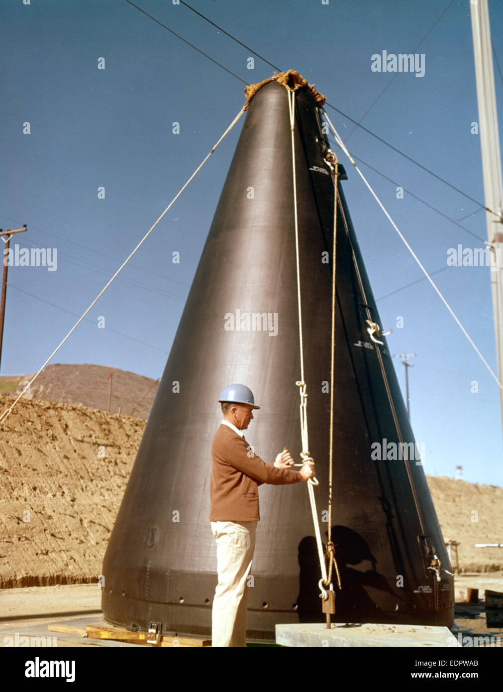 Centaur nose cone--'Life Sci binder; 11-28-60; Pt Loma; Centaur nose ...