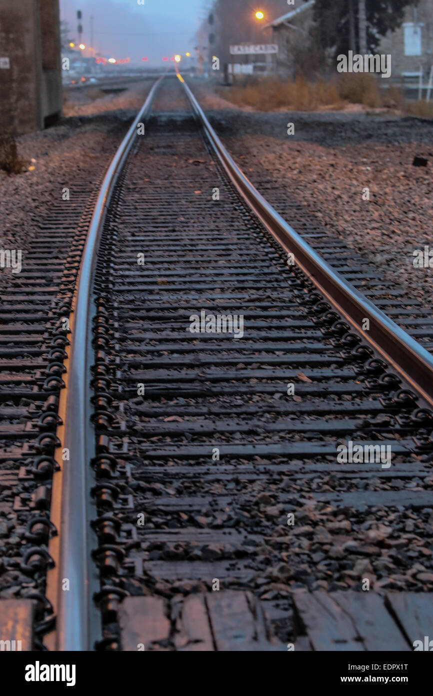 Shiny Rails High Resolution Stock Photography and Images - Alamy