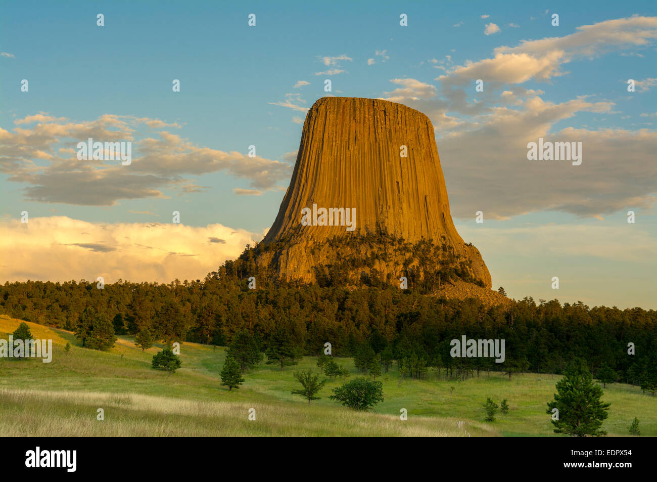 Devils Tower, Devils Tower National Monument, Wyoming Stock Photo - Alamy