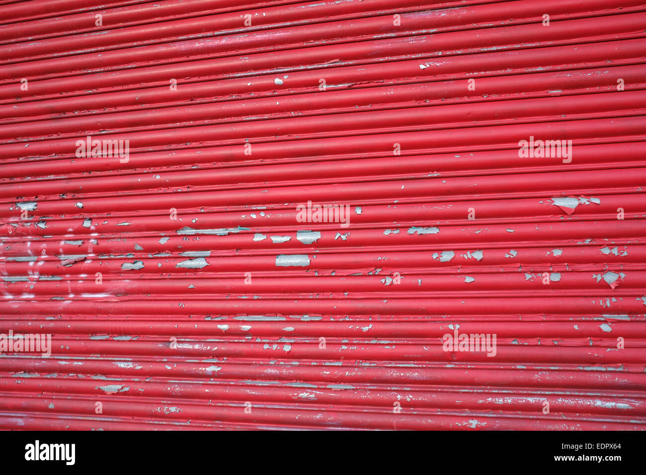Red roller shutter for use as a background, 8th January 2015 Stock ...