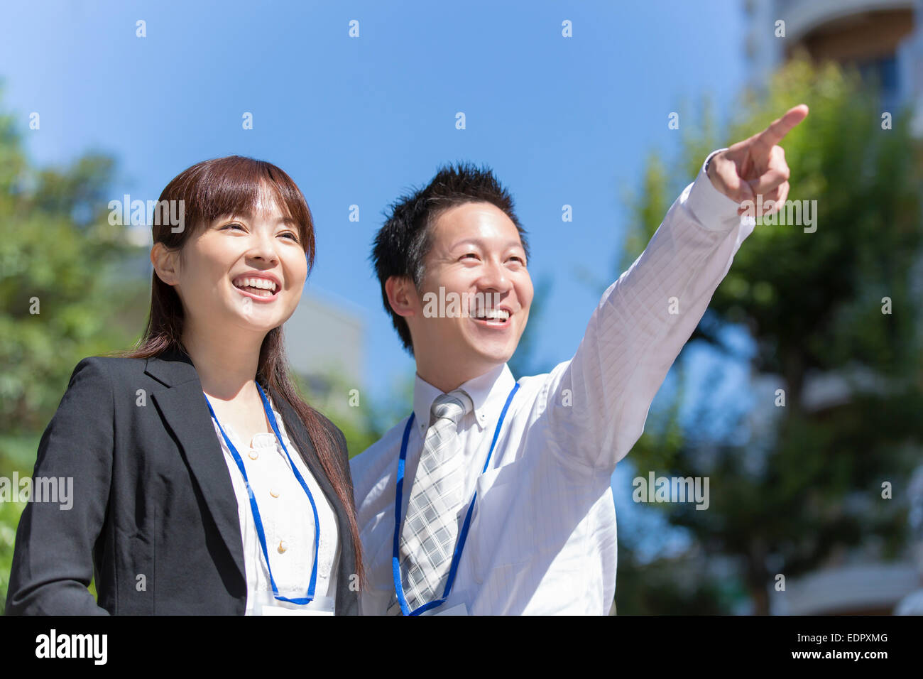 Person Pointing At Something In The Distance