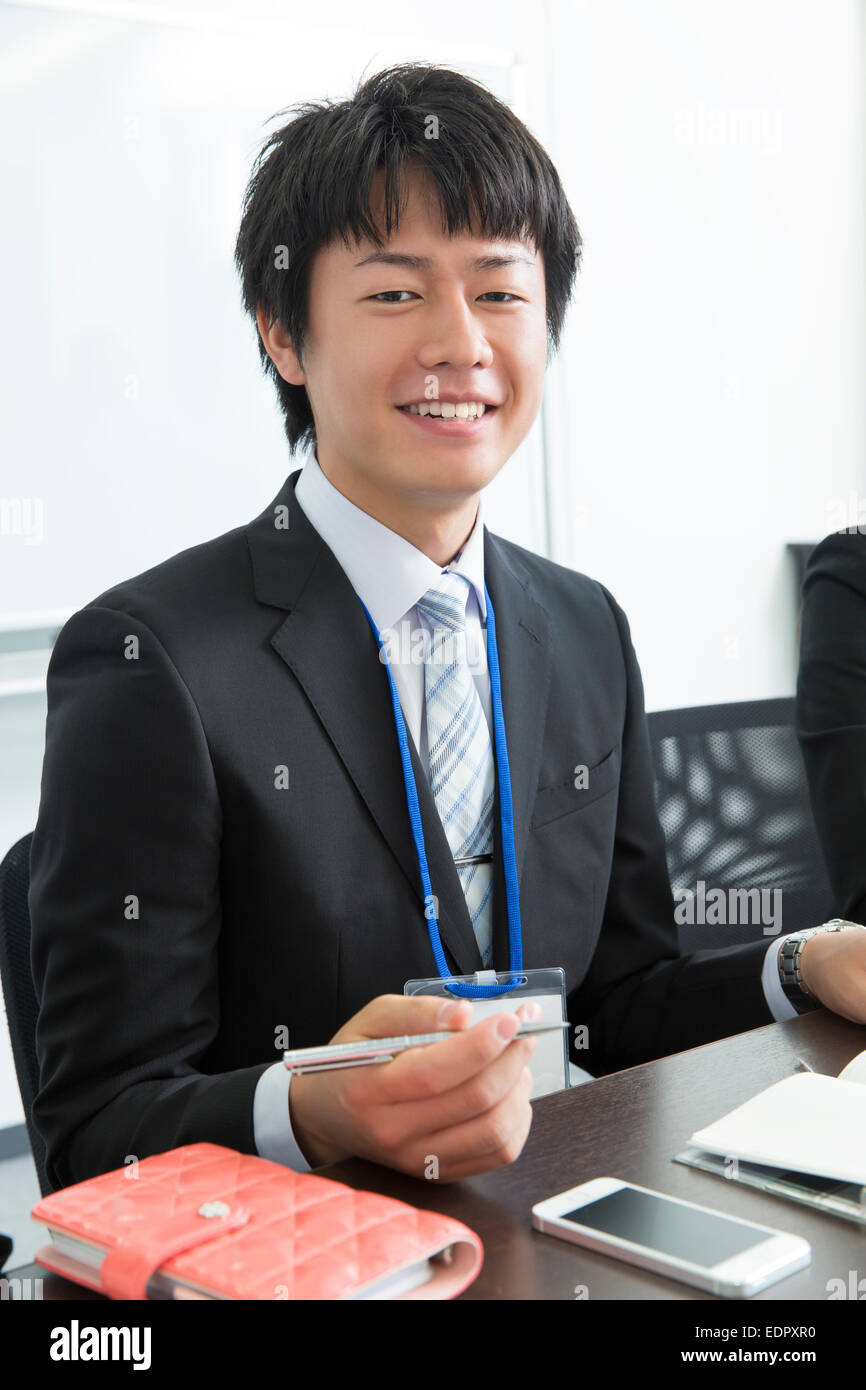 Businessman looking camera hi-res stock photography and images - Alamy
