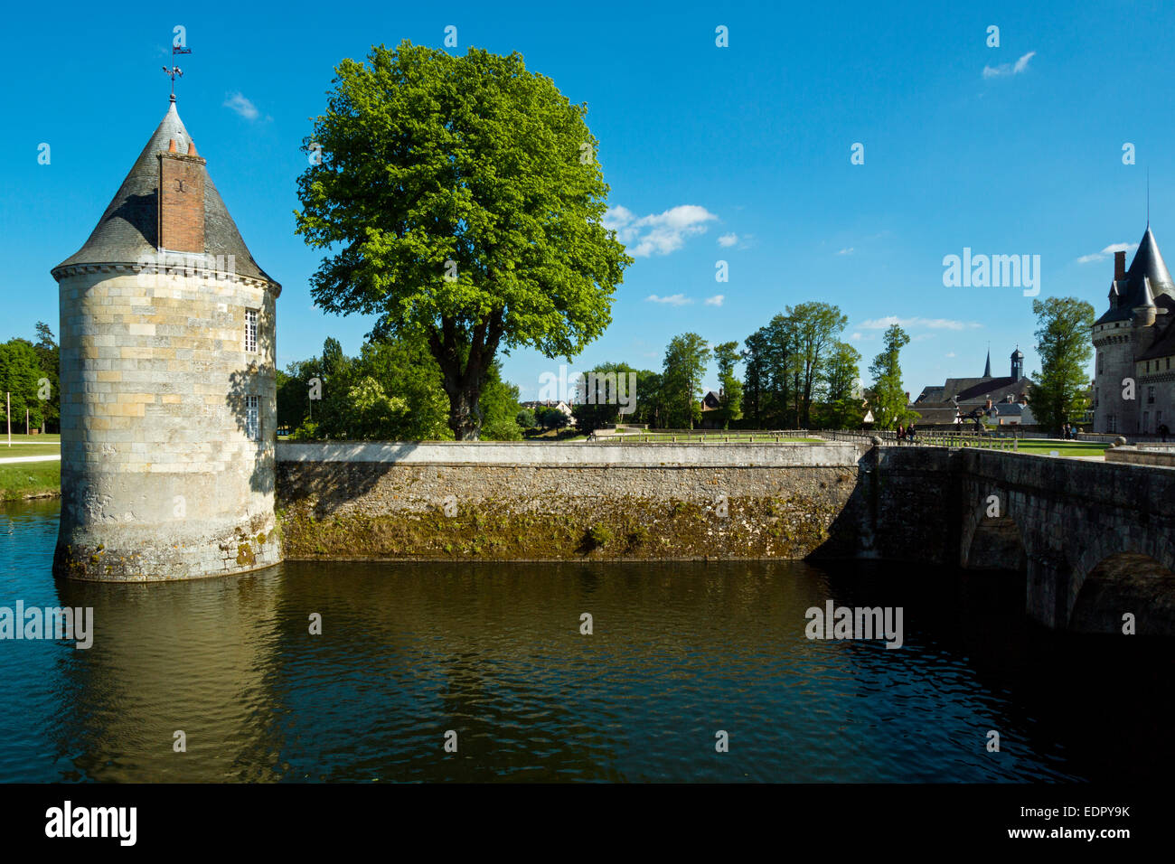 The Sully's Castle, Sully Sur Loire, Loiret, Centre, France Stock Photo ...