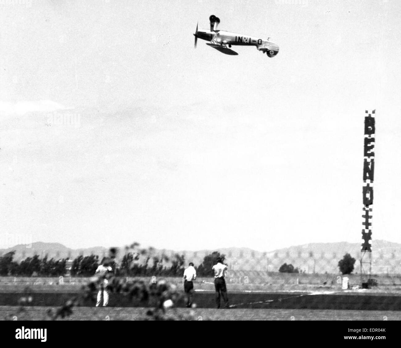 This image shows an aircraft participating in the National Air Races ...
